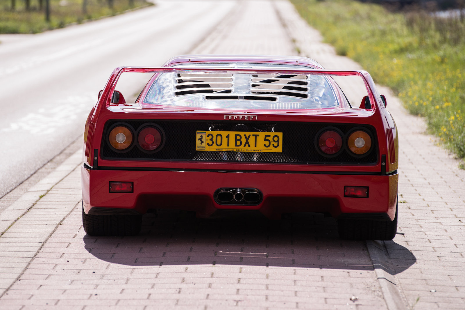Exot unter Exoten: Ferrari F40 von Nigel Mansell