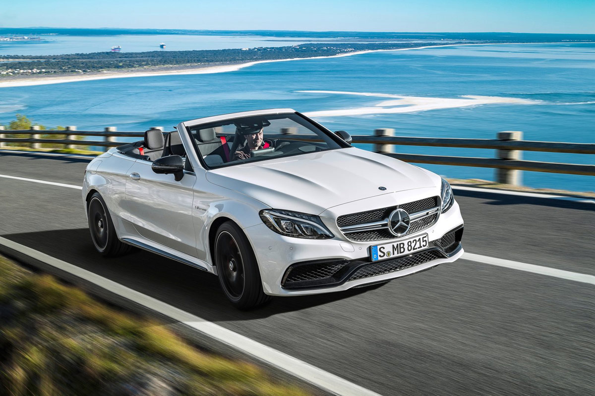 Mercedes-AMG C63 Cabrio: Frischluft-Vergnügen mit bis zu 510 PS