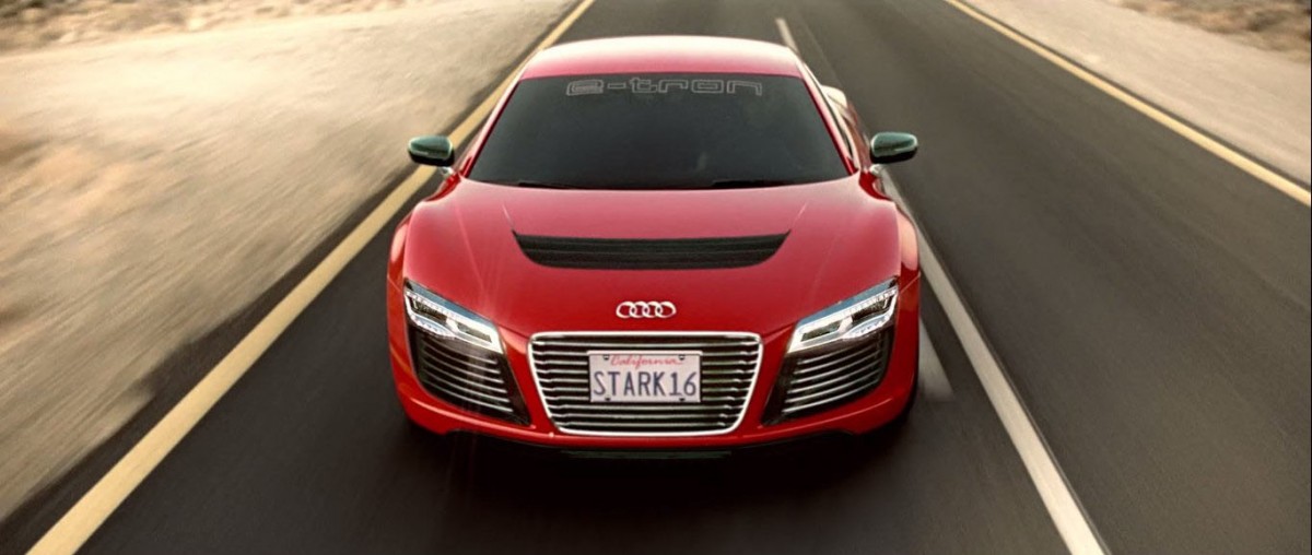 Audi R8 e-tron in Iron Man 3