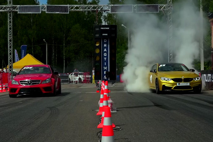 Dragtimes: BMW M4 vs. Audi RS7 vs. Mercedes C 63 AMG