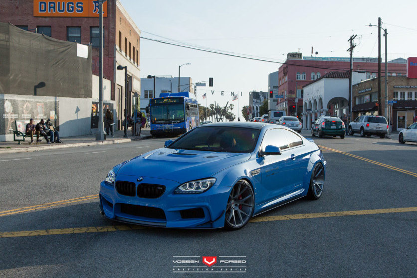 BMW 650i: Bodykit von Prior, Felgen von Vossen