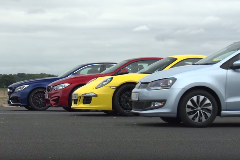 Ungleiches Duell? VW Polo gegen BMW M4, C 63 AMG und Co.