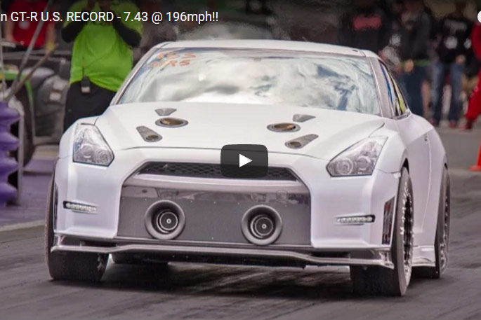 Nissan GT-R T1 Race Development: Rekord auf der Viertelmeile