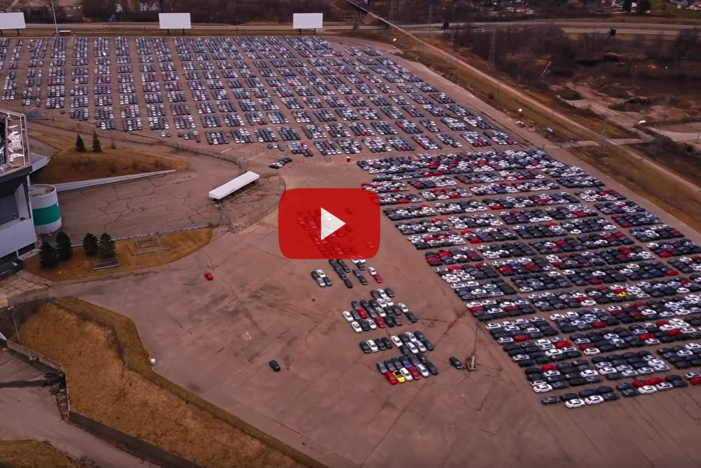 Diesel-Gate: Video von tausenden zurückgekaufter VW TDI-Modelle